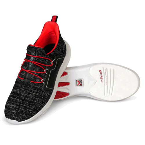 KR Strikeforce Patriot Red/Black Men Athletic Bowling Shoes
