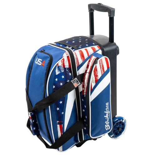 KR Strikeforce Cruiser USA Double Roller Bowling Bags