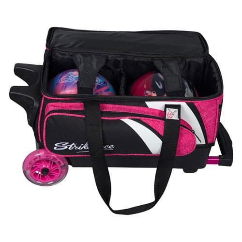 KR Strikeforce Cruiser Smooth Double Roller Pink Bowling Bag