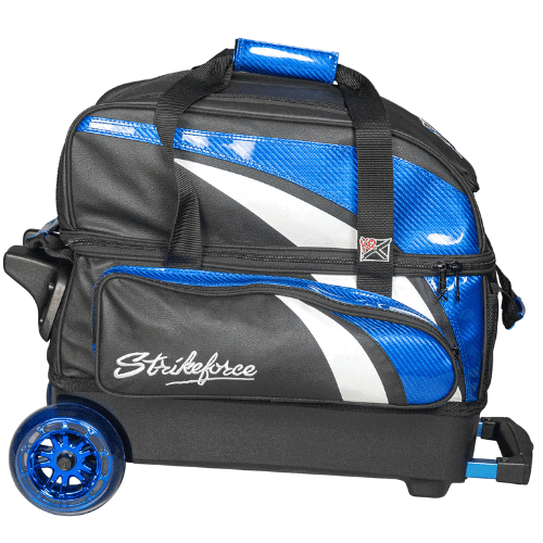 KR Strikeforce Cruiser Lux Double Roller Blue Bowling Bag