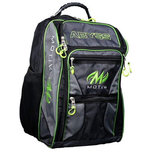 Motiv Abyss Giant Backpack Gray/Lime Bowling Bag