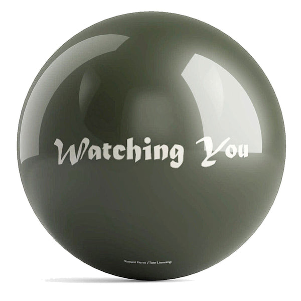 OnTheBallBowling White Tiger Watching You Ball Bowling Ball by Kayomi